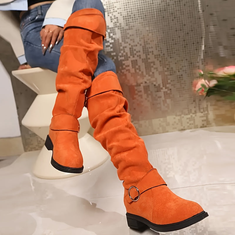 Sleek Comfortable Step By Step Boots – Urban Allure